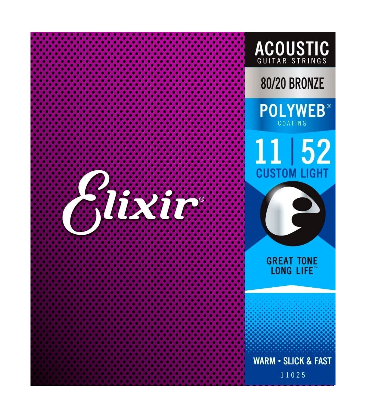 Elixir Polyweb 80/20 Bronze Custom Light